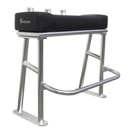 Fishmaster T-Top Original Series Polished Leaning Post - Black Seat ...